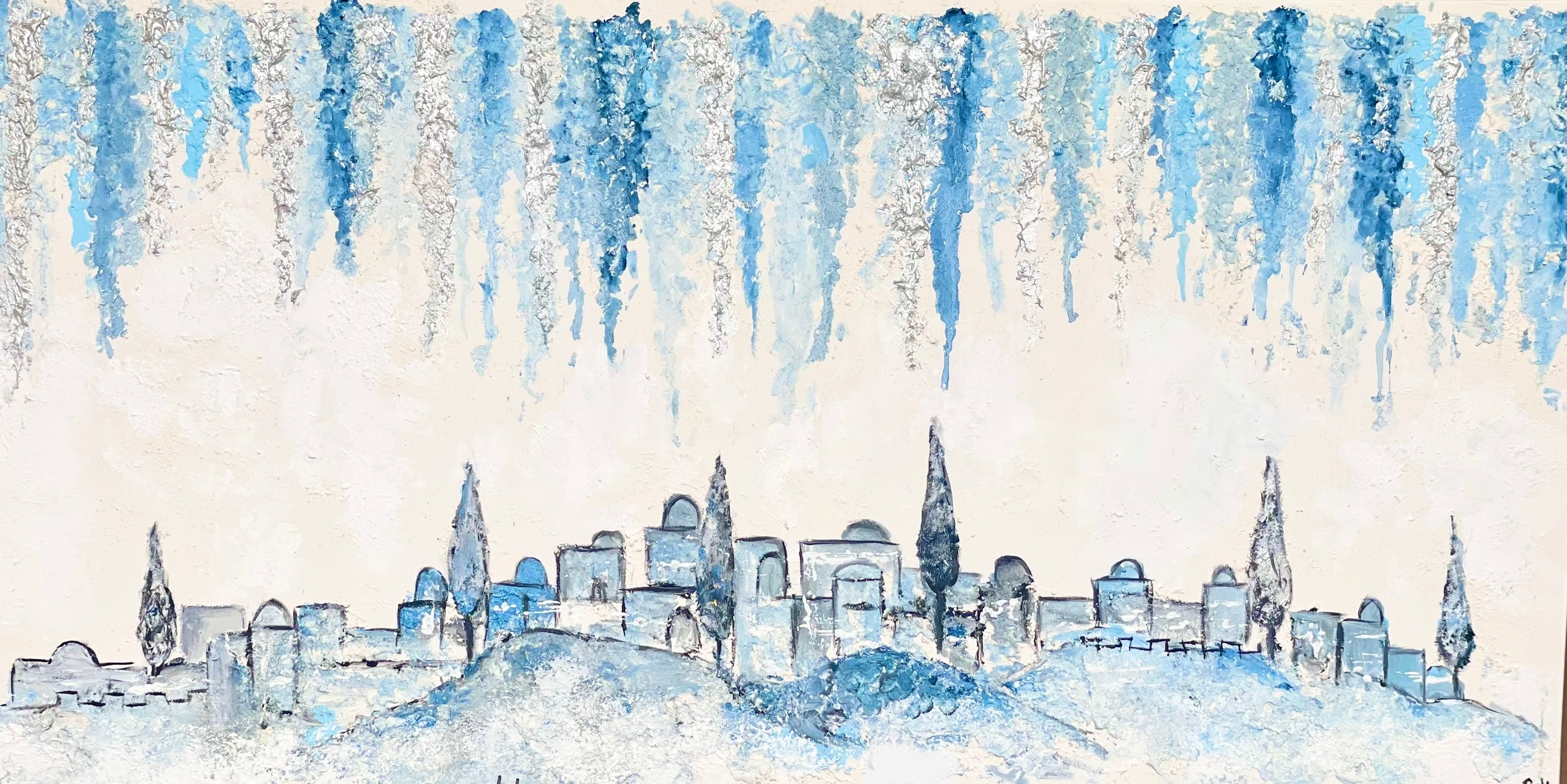Jerusalem in blue – Rivky Hart
